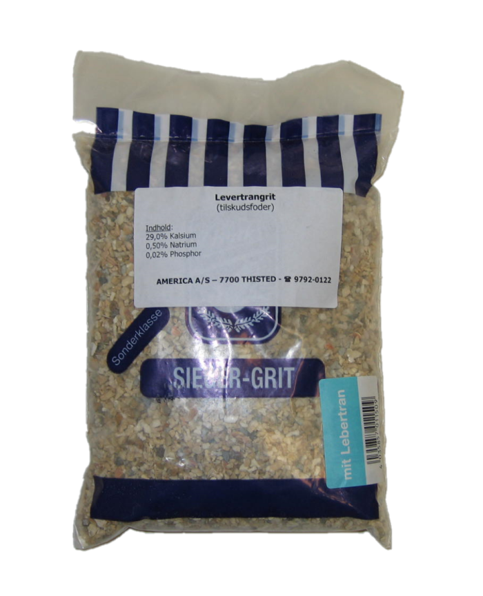 Levertran-grit - 1 kg. - Vitaminer & mineraler - America A/S