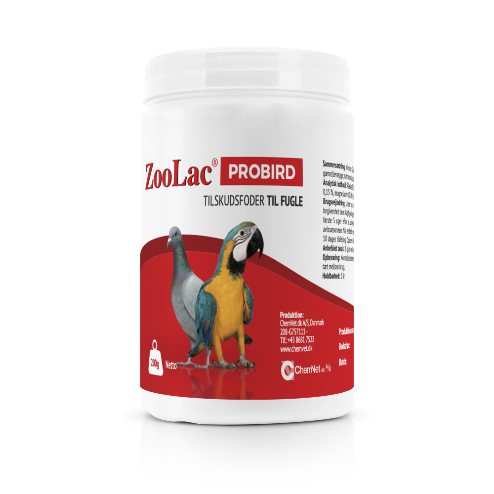 ZooLac Probird - Mælkesyre - 200 gram - Vitaminer & tilsætninger ...